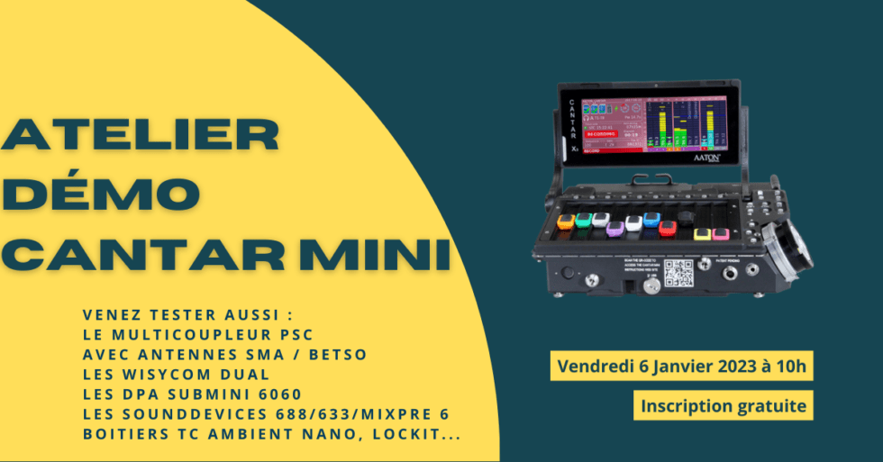 Démonstration de l'enregistreur numérique Cantar Mini disponible en ...